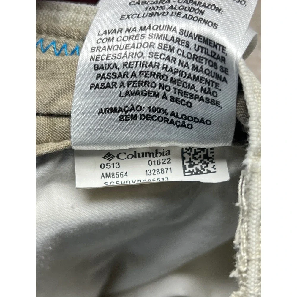 Columbia | Pants | Columbia Beige Cargo Pants 38w 3l Omnishield Cotton ...